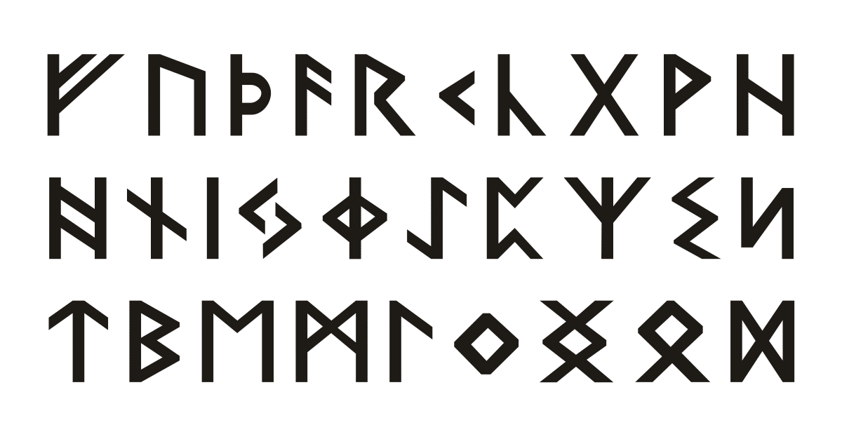 Alphabet viking ou alphabet runique : l'histoire de la construction d ...